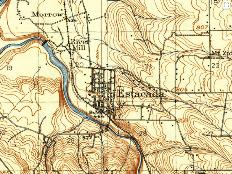 Historic Maps | Estacada History