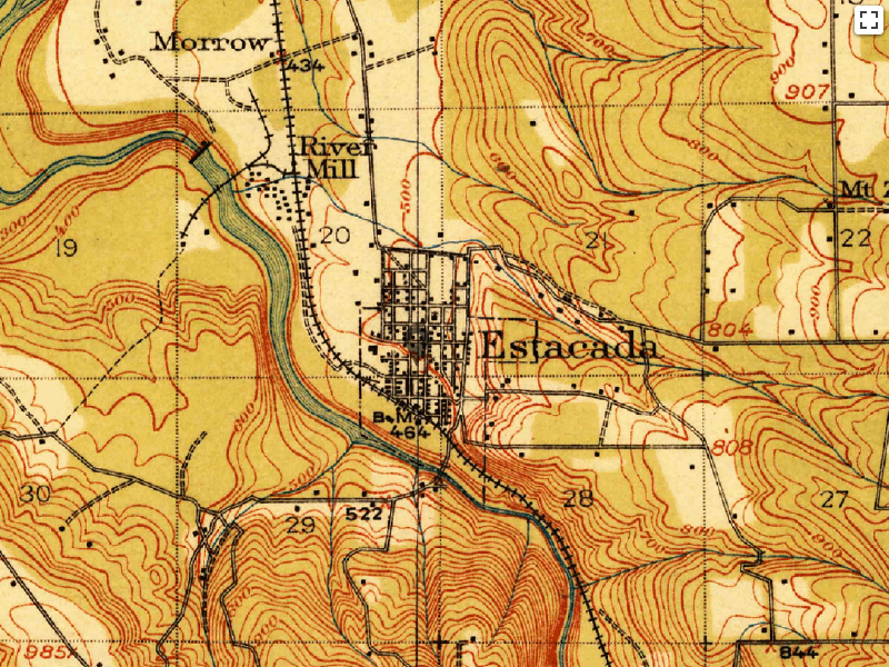 Historic Maps | Estacada History